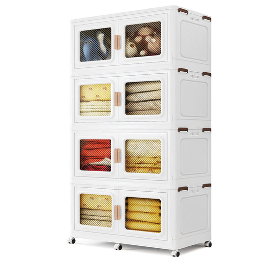 BROVIEW 220Gal Extra Large Stackable Storage Bin