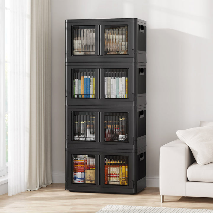 BROVIEW 76Gal Stackable Storage Bins with Lids